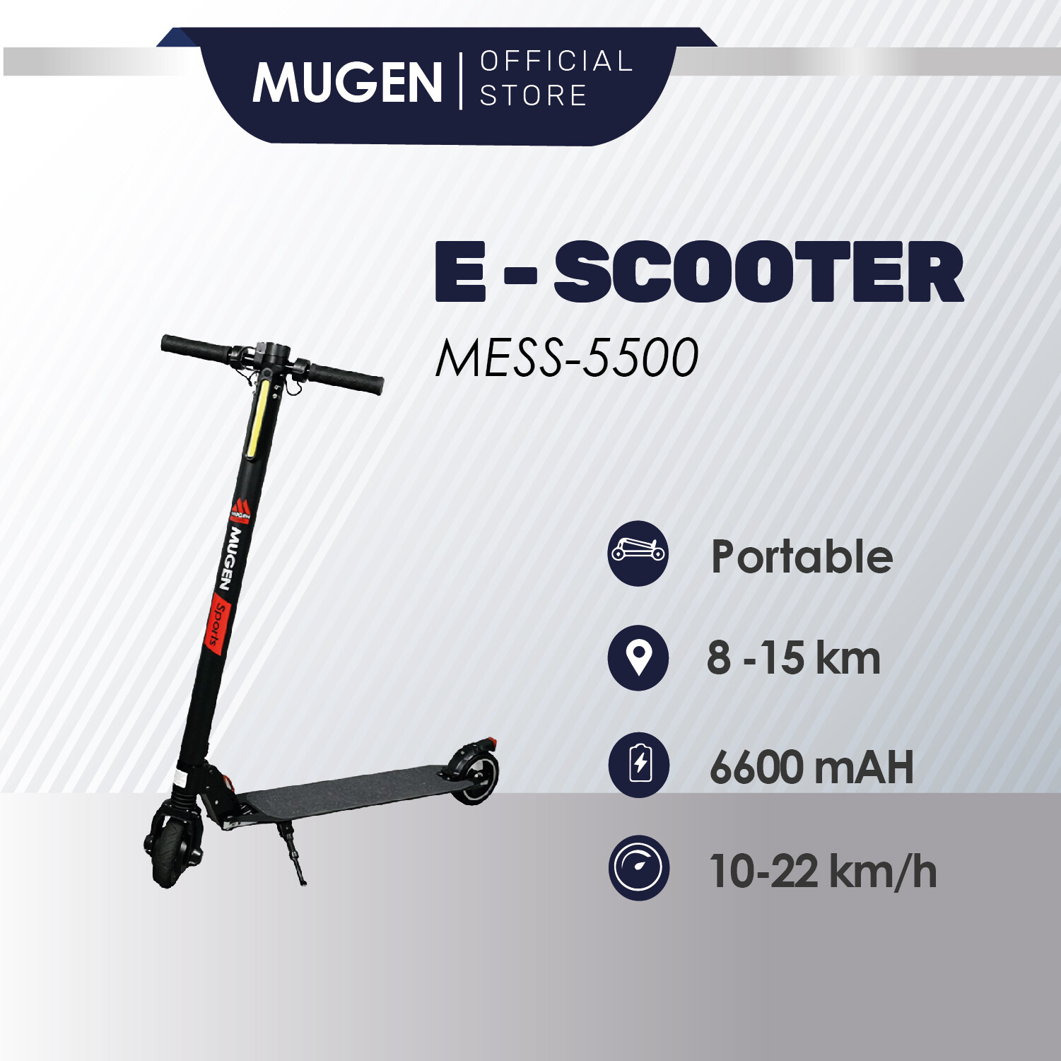 MUGEN Electric Scooter (MESS-5500) | Lazada