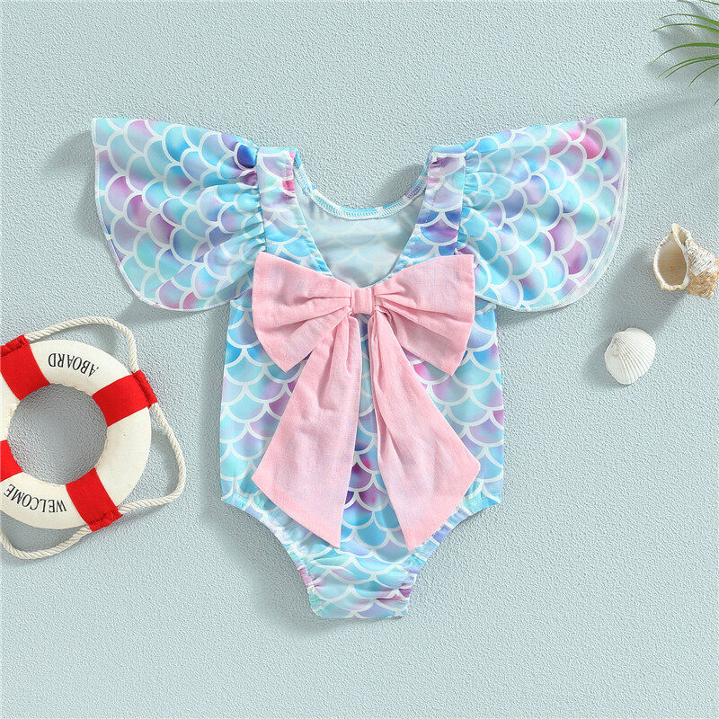 Thorn Tree Kids Baby Girls Mermaid Costume Swimwear Swimsuit Bikini ...