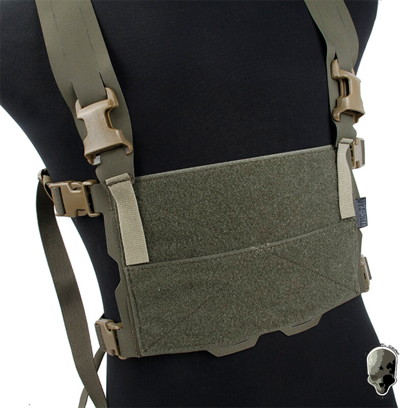 TMC Tactical Vest Chest Hanging Lightweight Chest Rig Modular Harness ...
