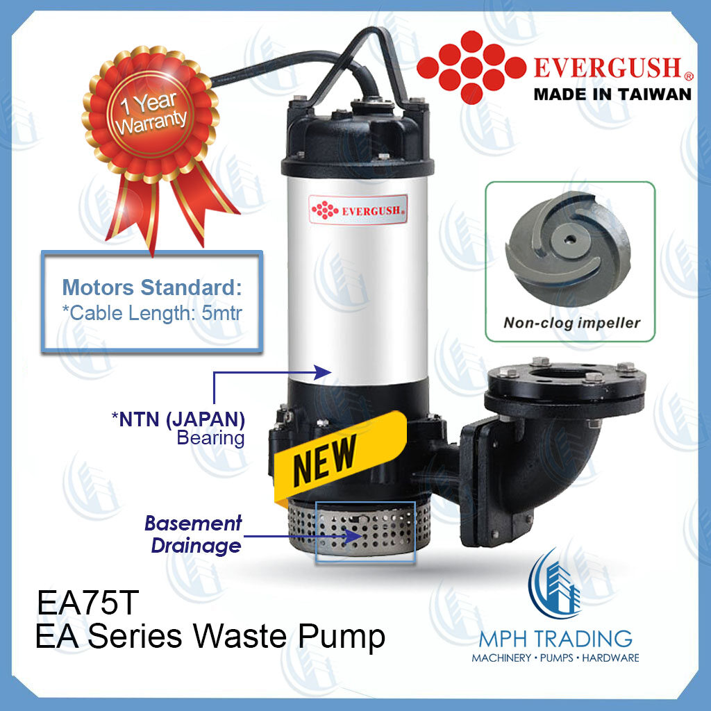 Evergush EA75T Submersible Water Pump Multipurpose Koi Pond Water Pump ...