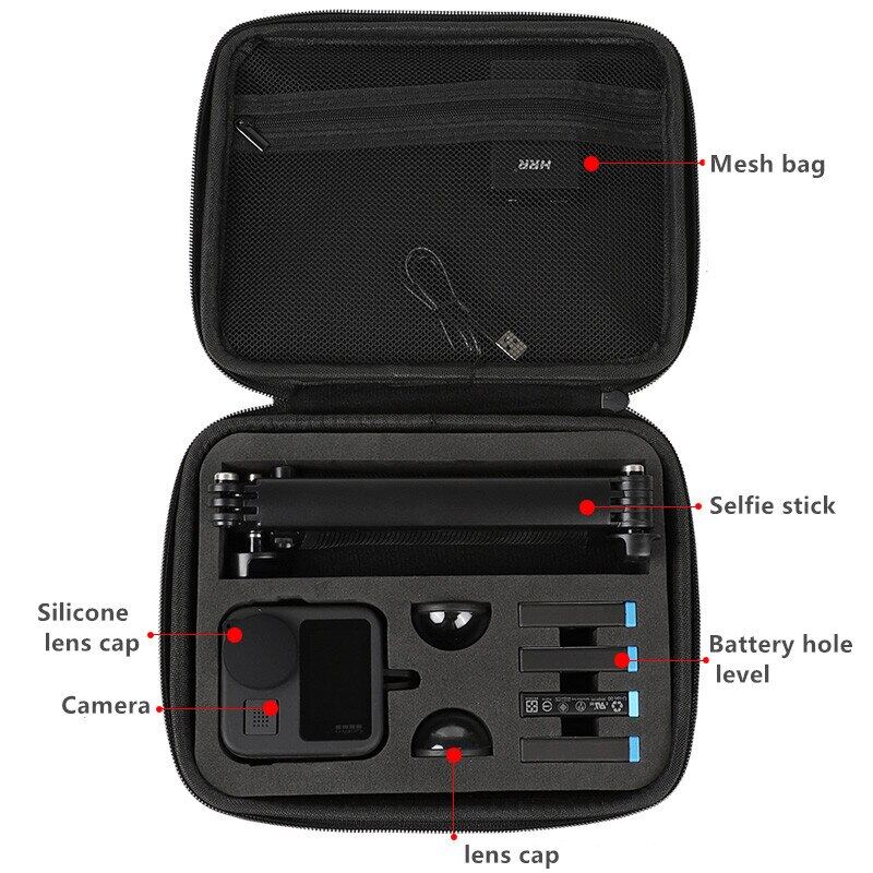 Carrying Case Portable Storage Bag Anti-drop Protection Box For Gopro ...