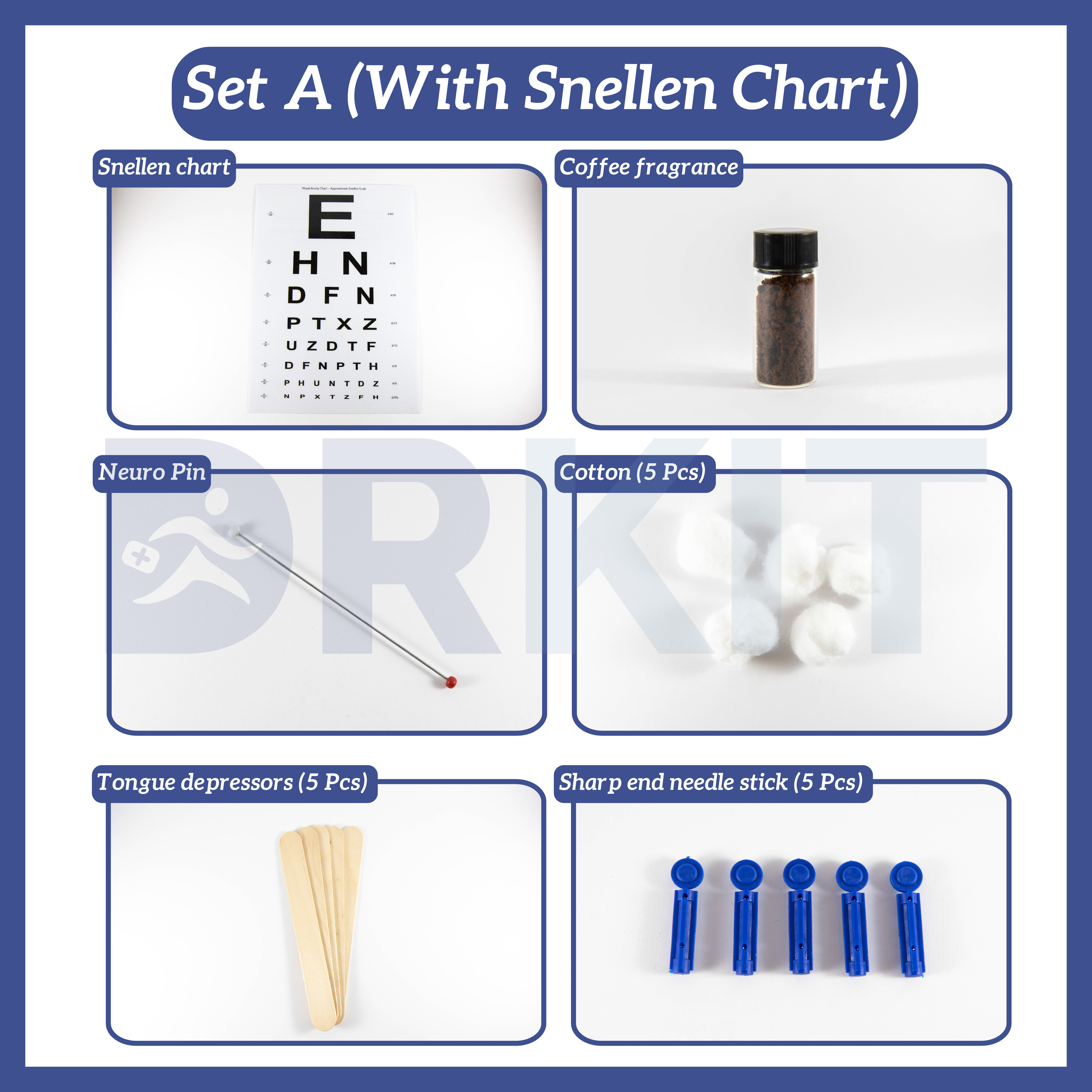 Neurokit Neuro Set Medical Cranial Nerve Examination Tools for Medical ...