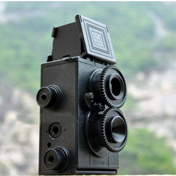 Fashion Diy Twin Lens Reflex Tlr Hobby Toy Film Classic Lomo Camera Kit ...