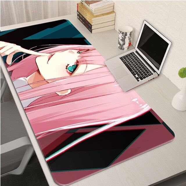 Zero Two Darling Computer Mouse Mat Anti-slip Anime Cartoon Gamer ...