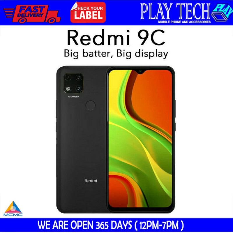 xiaomi redmi 9c 3gb 128gb my set smartphone rm 499 00 buy now