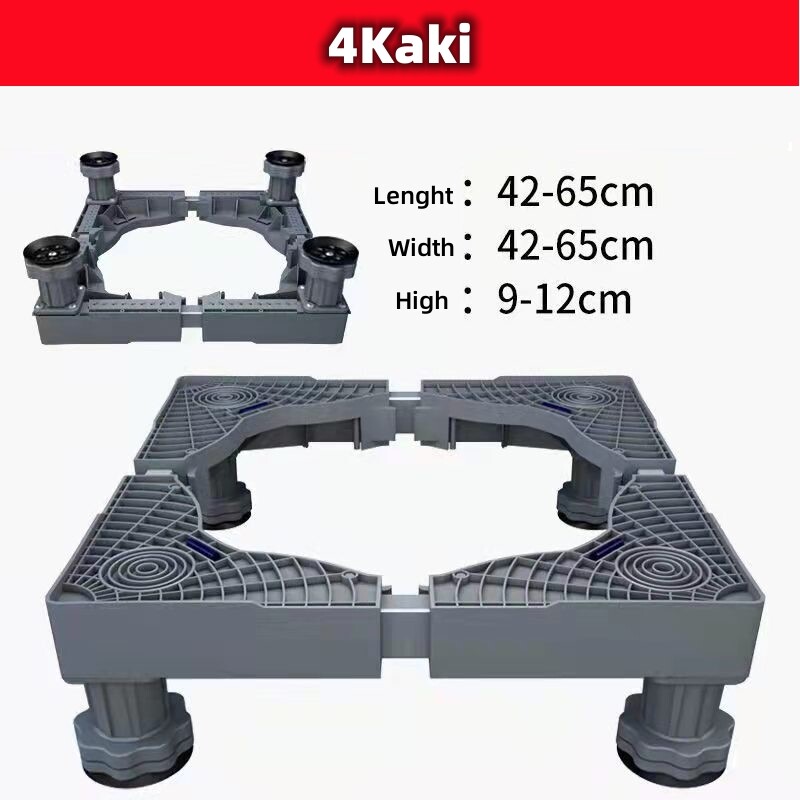 Washing Machine Stand Adjustable Wheel Base Fridge Stand Refrigerator ...