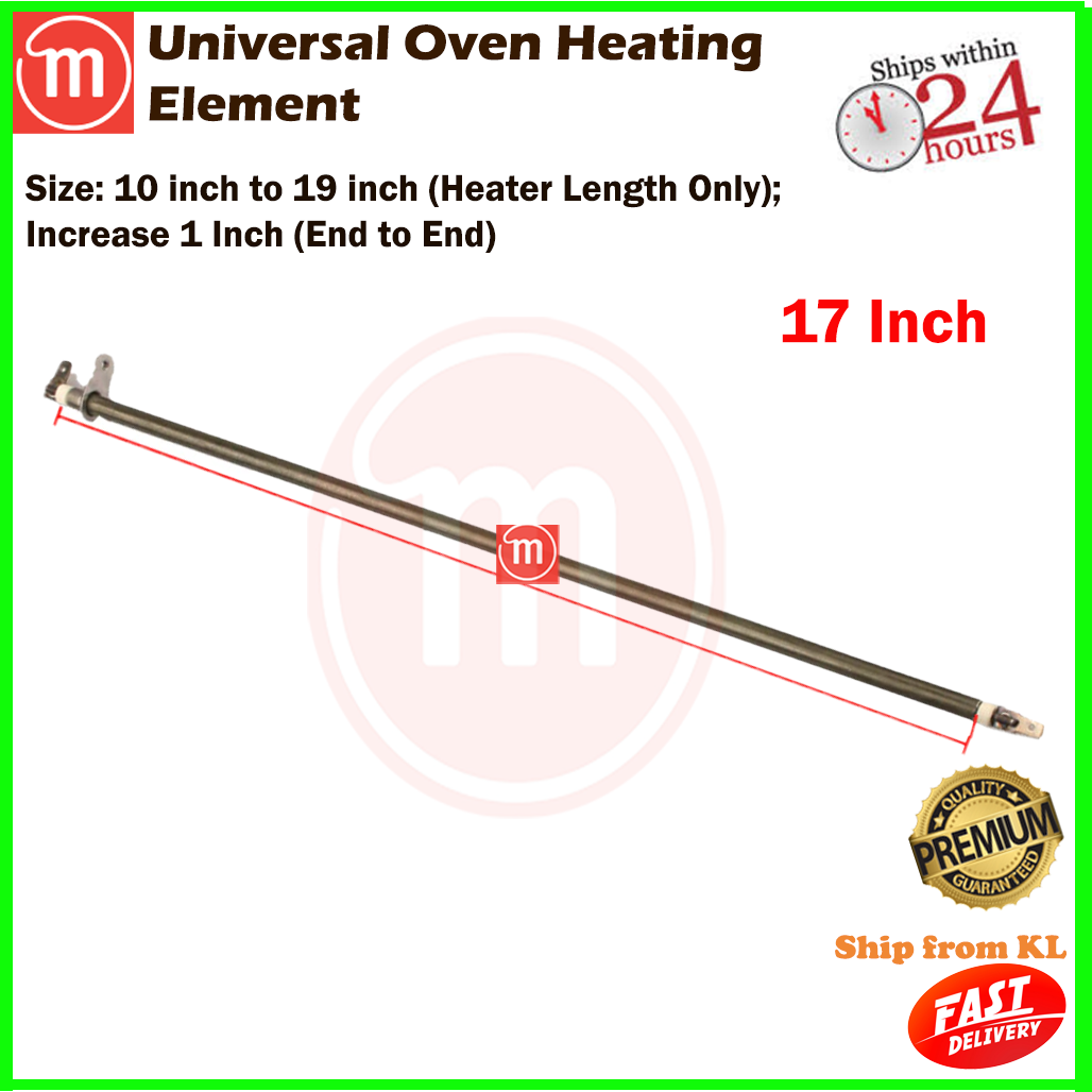 UNIVERSAL OVEN HEATING ELEMENT 12 inch 13 inch 14 inch 15 inch 15 inch ...