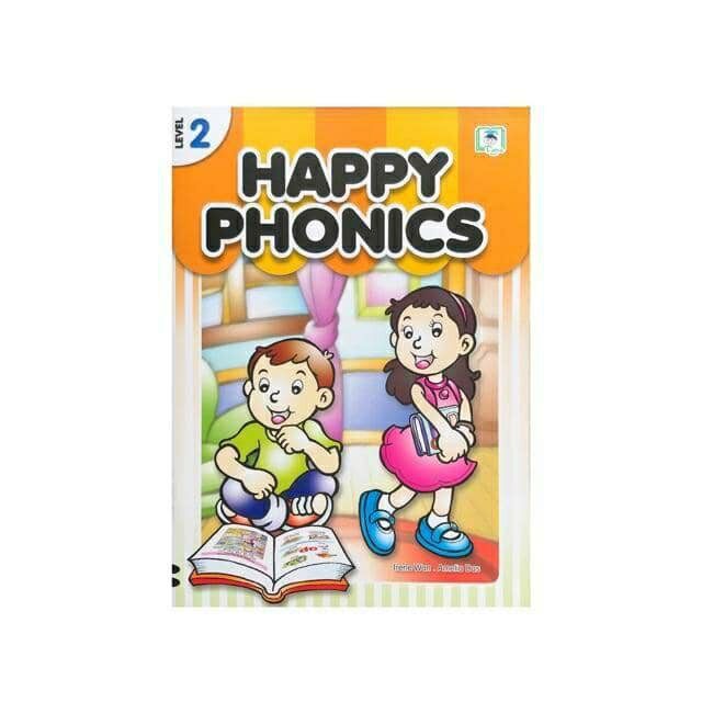 [SB] Happy Phonics Readers & Workbook Level 1-6 Daya Preschool | Lazada