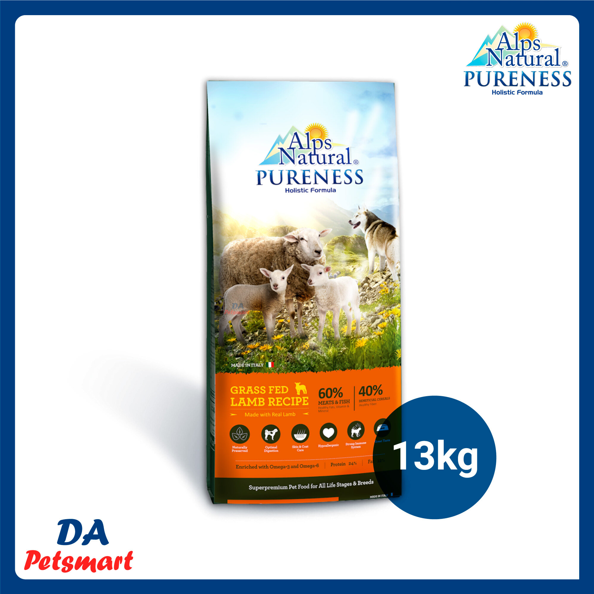 Alps Natural Pureness Dog Food 13kg | Lazada