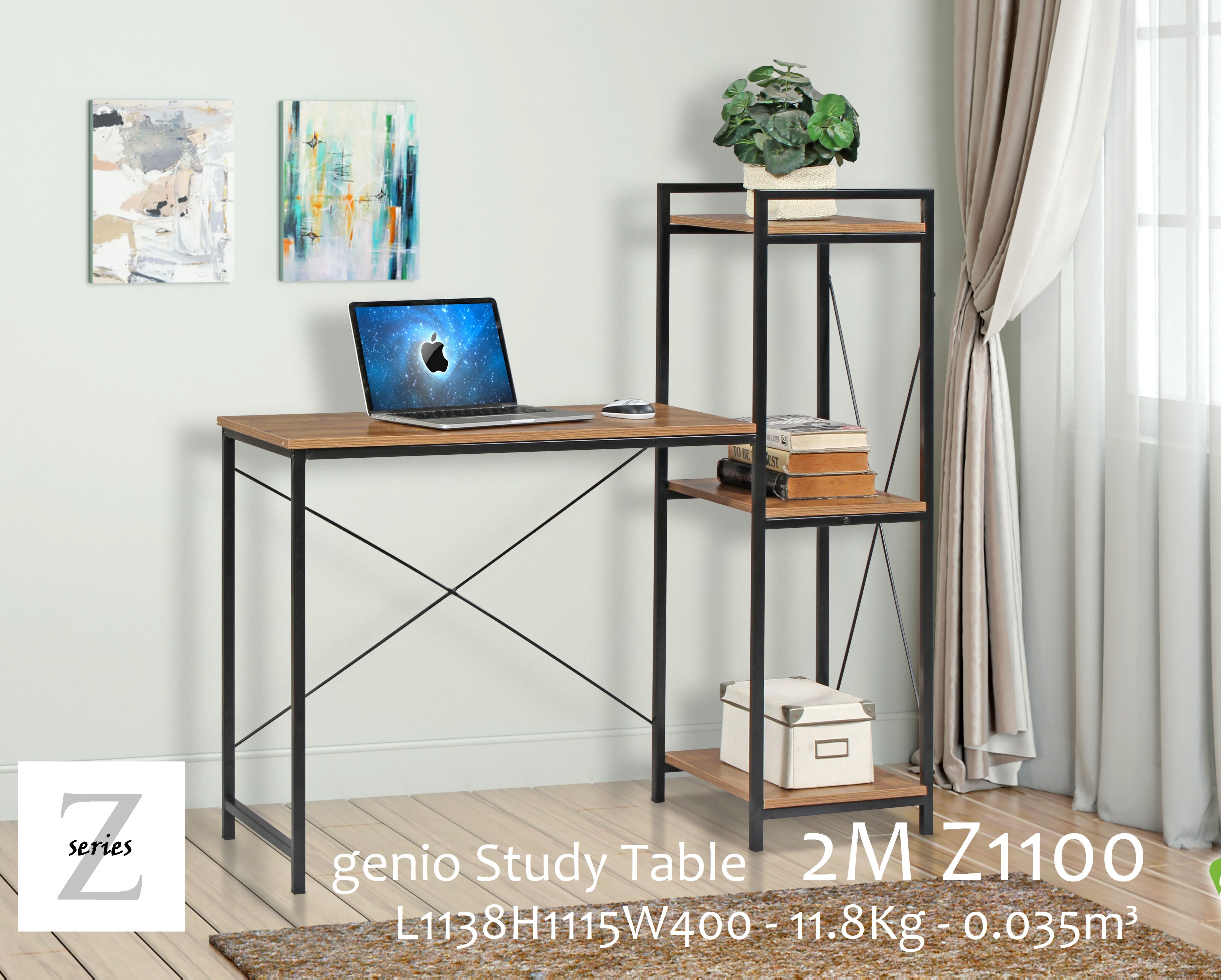 Genio Study Table / Meja Belajar Genio Z1100 | Lazada