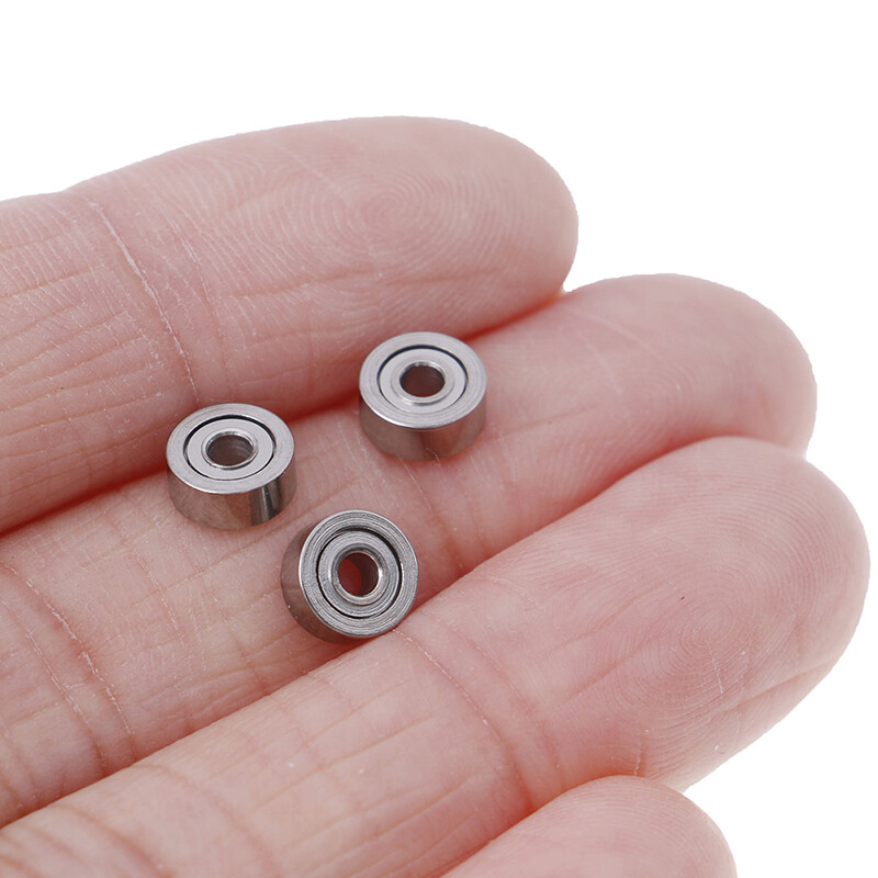 YUE 10Pcs MR62ZZ (2x6x2.5mm) metal shielded precision ball bearings ...