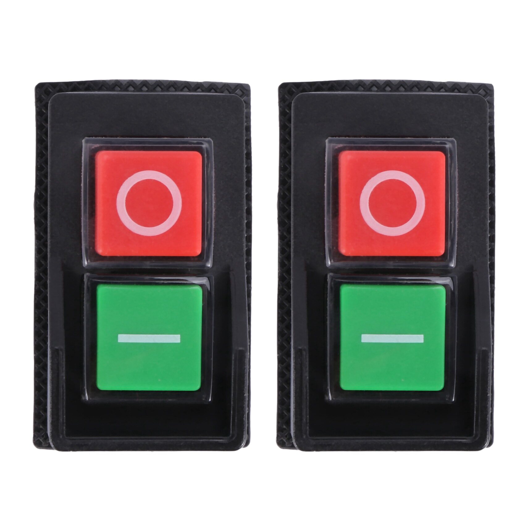 2X Waterproof Electromagnetic Push Button Switch 5 Pins KJD17 220-240V ...