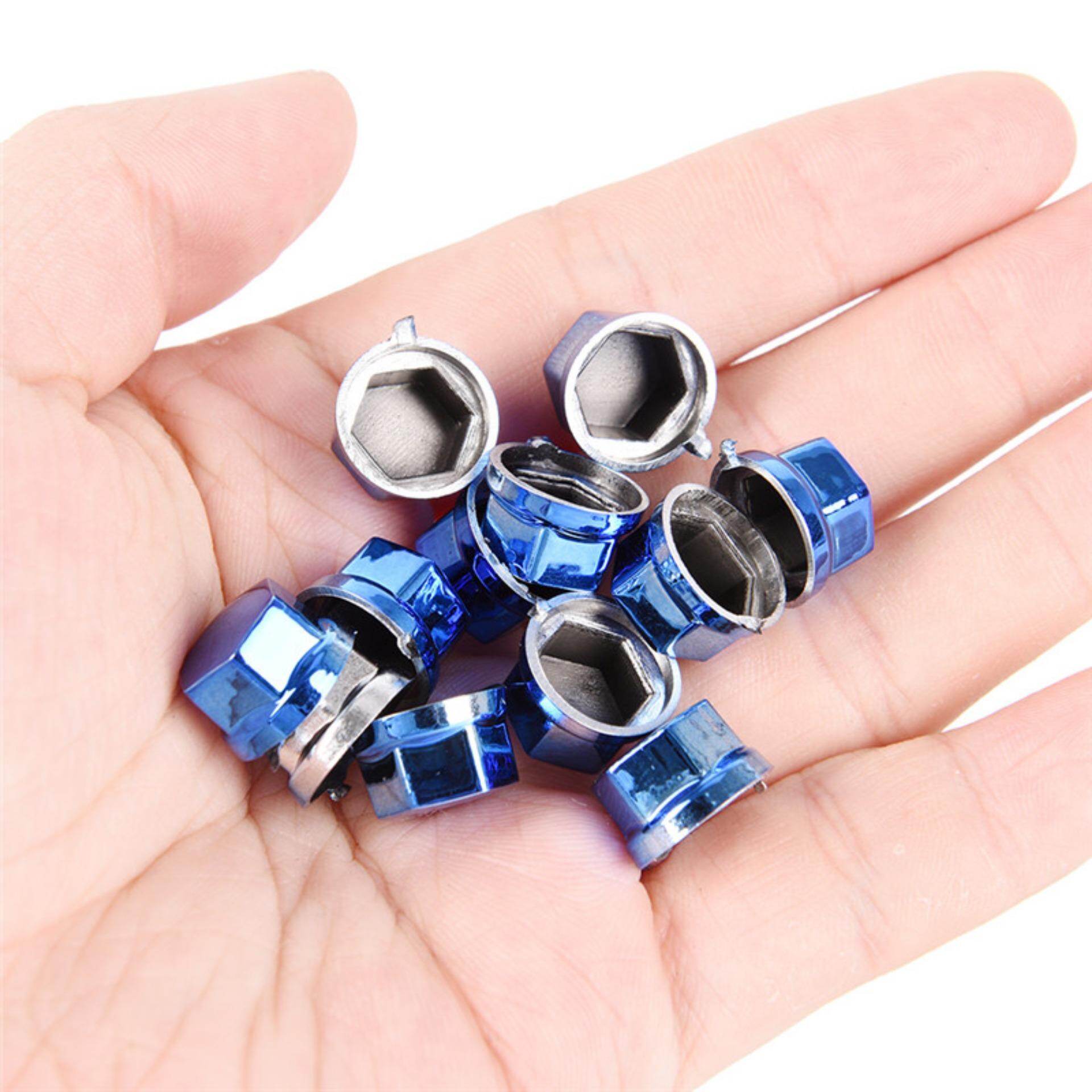 30Pcs Motorcycle Screw Nut Bolt Cap Cover Decoration Centro Motorbike ...