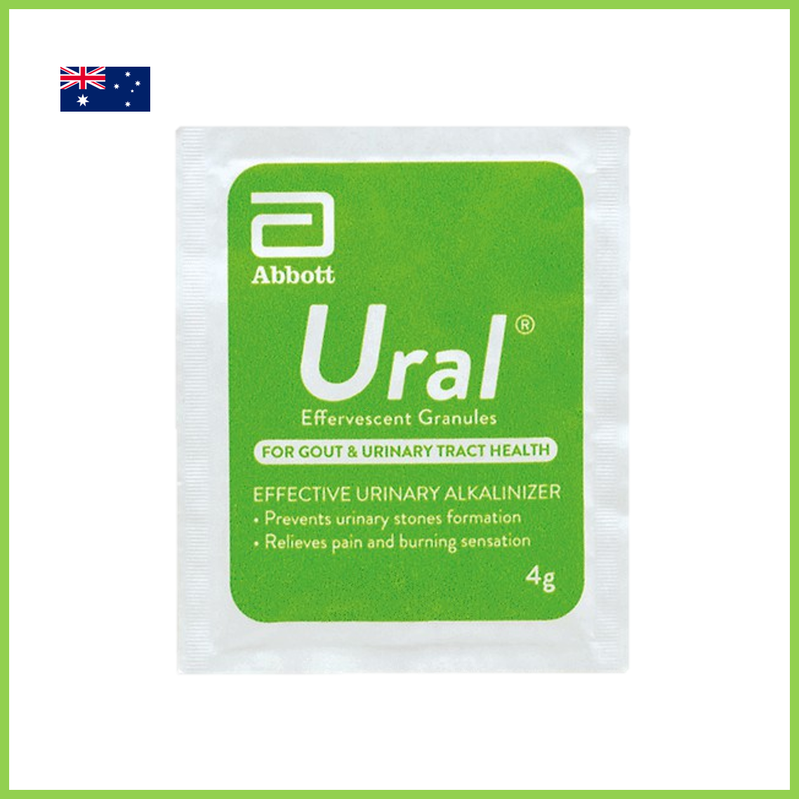 ABBOTT URAL EFFERVESCENT GRANULES (4Gx 1 Packet) Lemon Flavor & Sugar ...