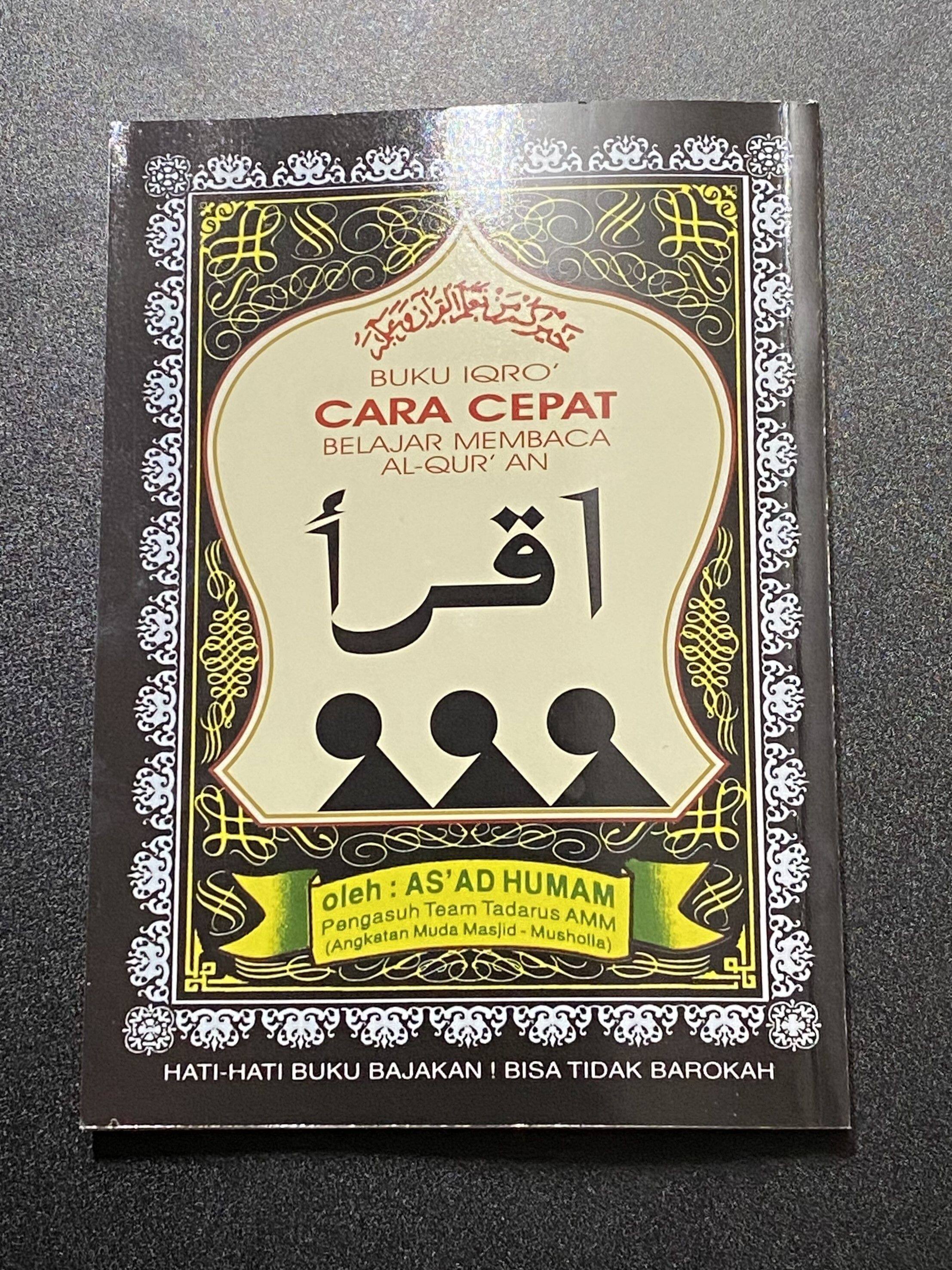IQRA HITAM edisi lengkap 1-6 | Lazada