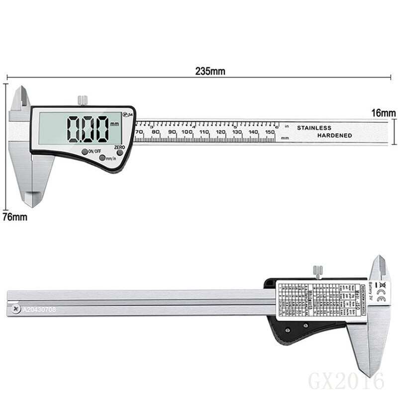 Digital hand pliers 6 inch (about 15 cm) measuring tool IP54 waterproof ...