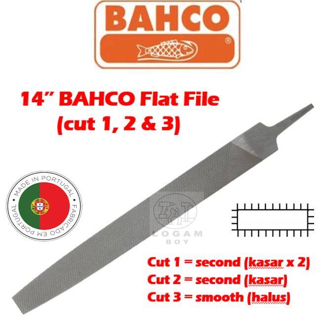 14'' BAHCO Flat File Kikir Besi Bastard 1-110-14-1-0 14inch Made in ...