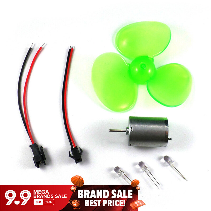 0.1-24V DC Generator Set Micro Fan Blade Wind Turbines Small DIY Motor ...