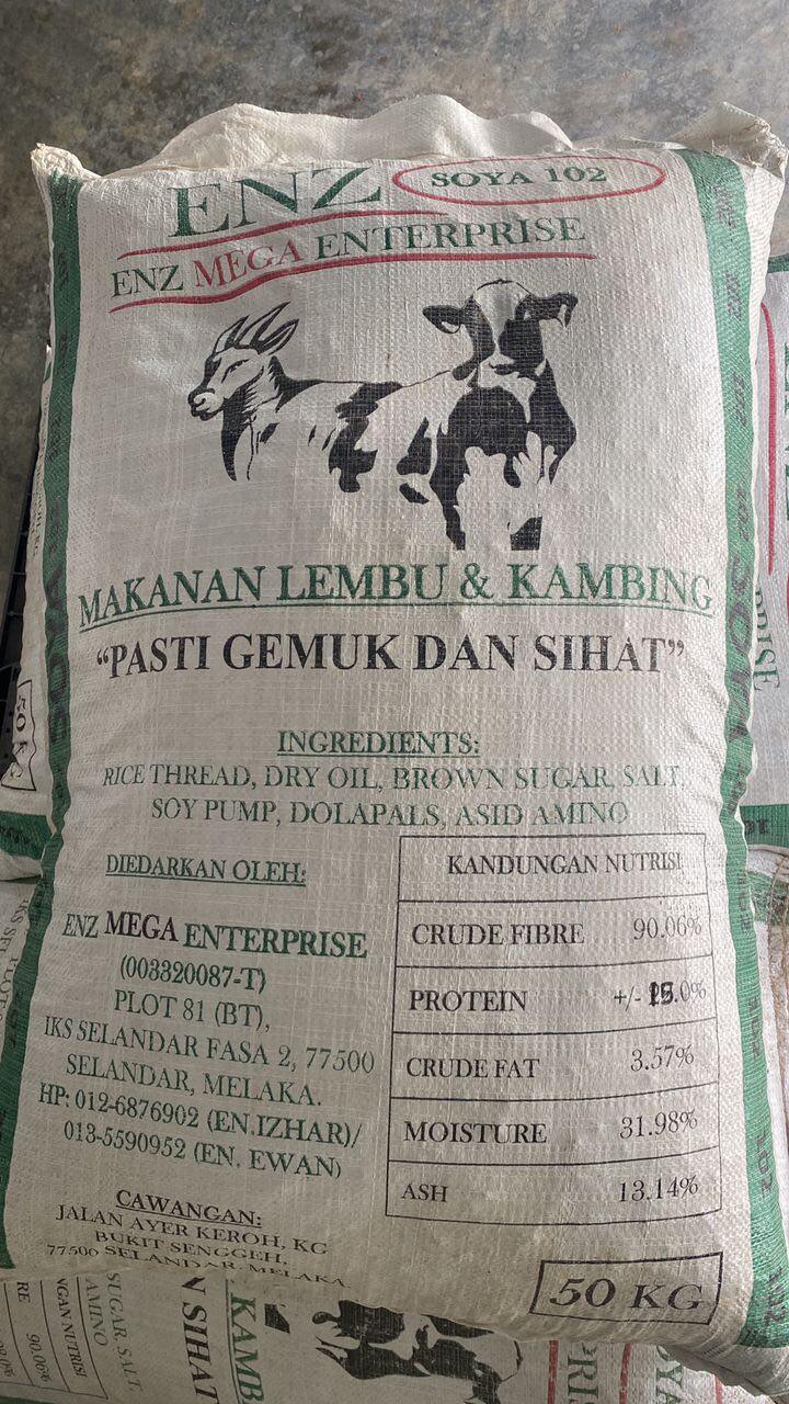 Dedak Soya - Makan Lembu Kambing, Rusa, Kuda | Lazada