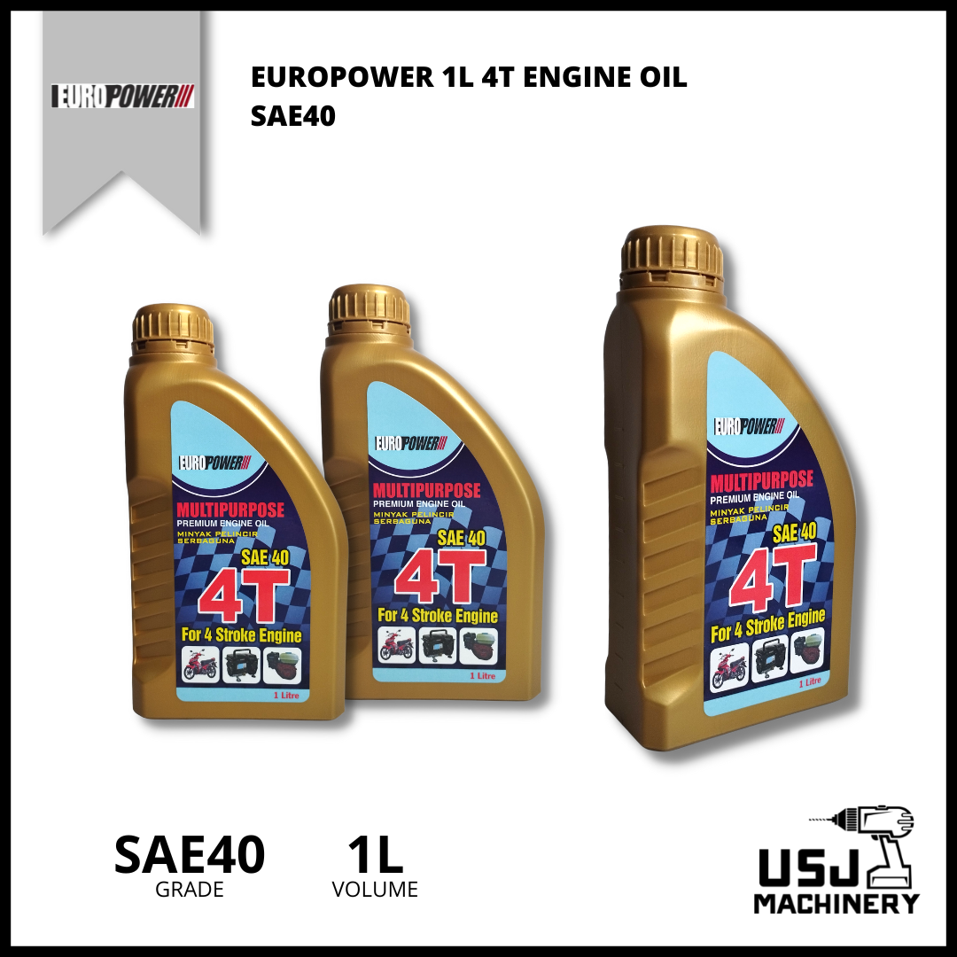 EUROPOWER 1L 4T Engine Oil SAE40 | Lazada