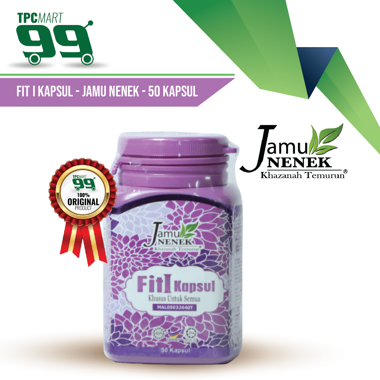 JAMU NENEK FIT I - 50 KAPSUL {READY STOCK) 100% Original | Lazada