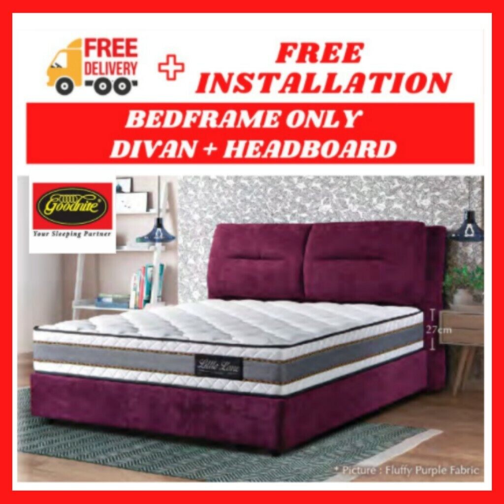 Luxury Bed Frame /Divan +Head Broad High Quality CS902 Goodnite SET ...