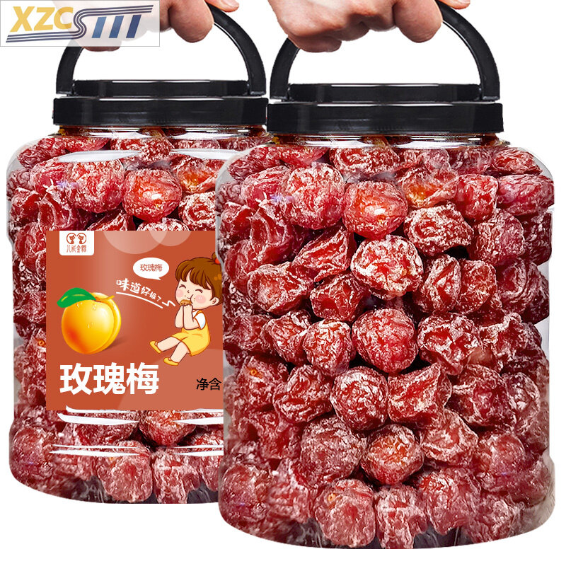 Huamei rose plum 500g sweet, sour and refreshing fruit candied fruit ...