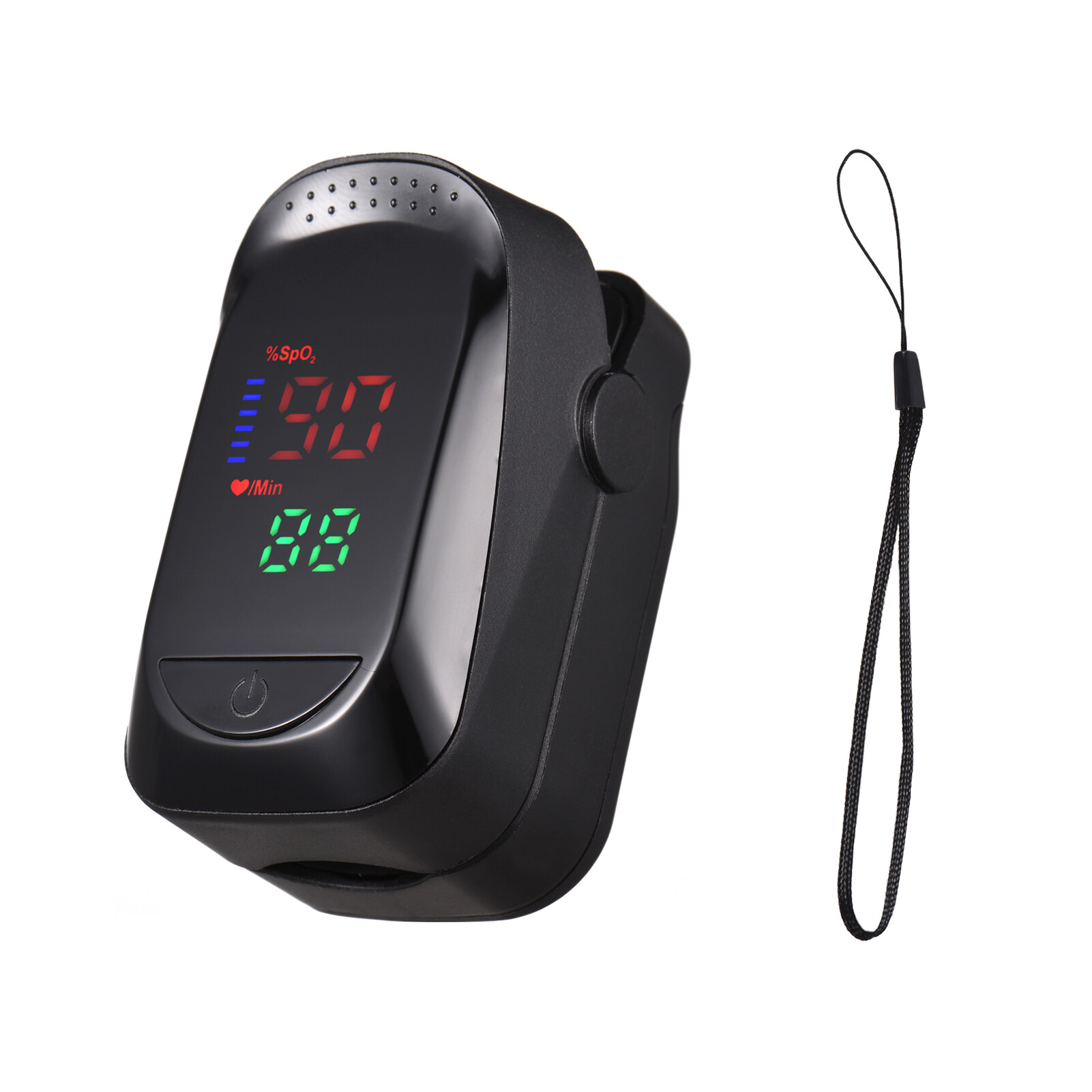 Pulse Oxi-Meter ความอิ่มตัวของออกซิเจน & เครื่องวัดชีพจร Lanyard 2-Way ...