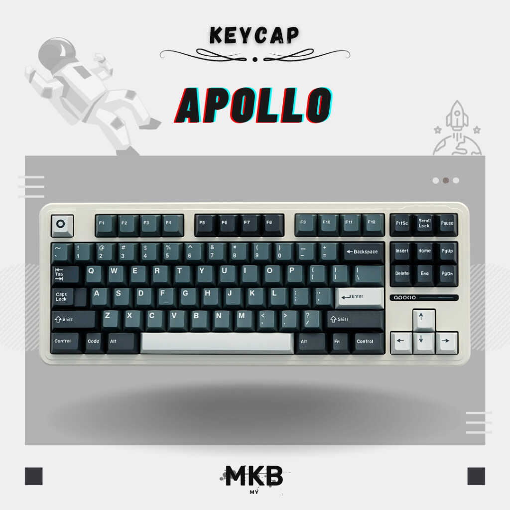 [READY STOCK] Apollo ABS Double Shot Keycap Set for Mechanical Keyboard ...