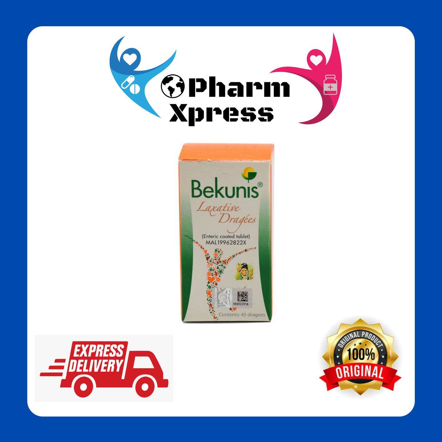 Bekunis Dragees (constipation/ laxative/ senna) 45's | Lazada