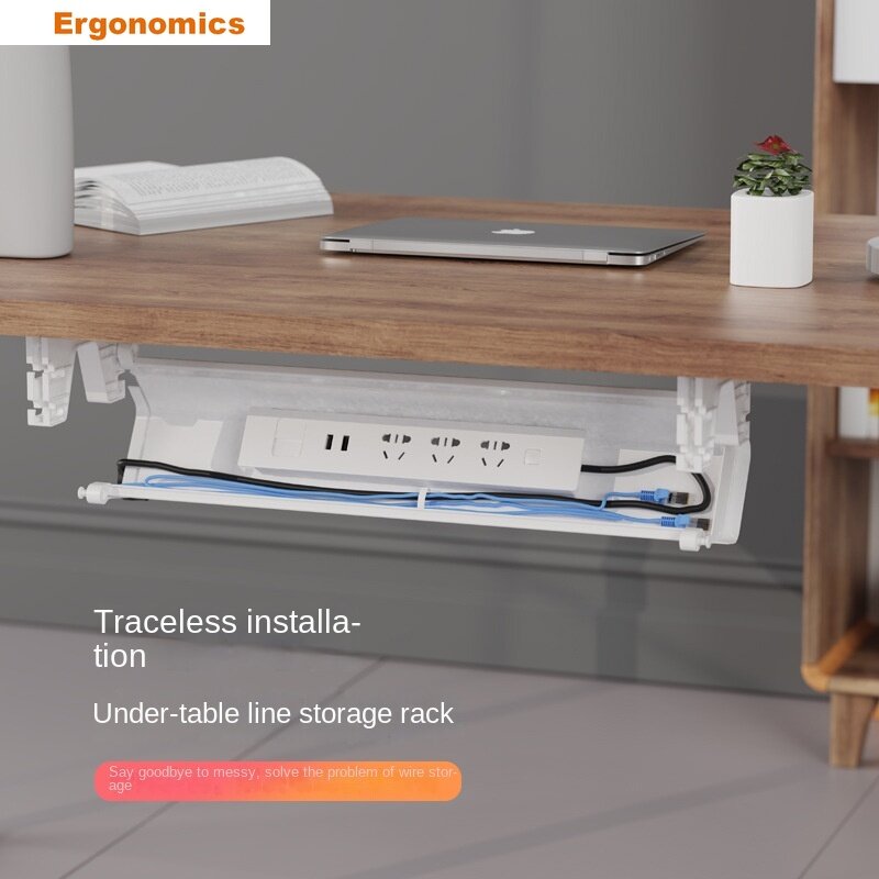 Under desk line storage rack, office desk, supervisor, under desk ...