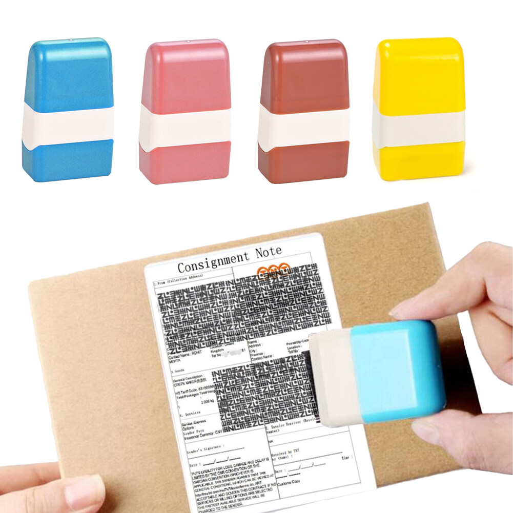 sawu Security Stamp Roller Privacy Seal Roller Type Cover Eliminator ...