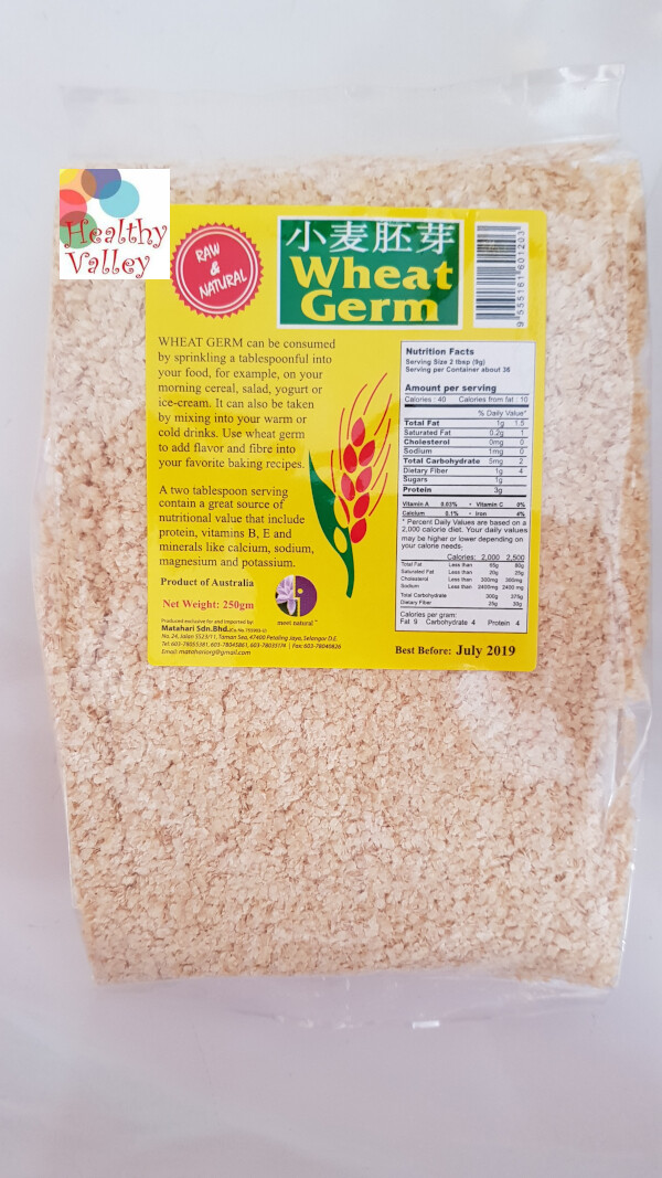 Meet Natural Raw & Natural Wheat Germ (小麦胚芽) 250g | Lazada