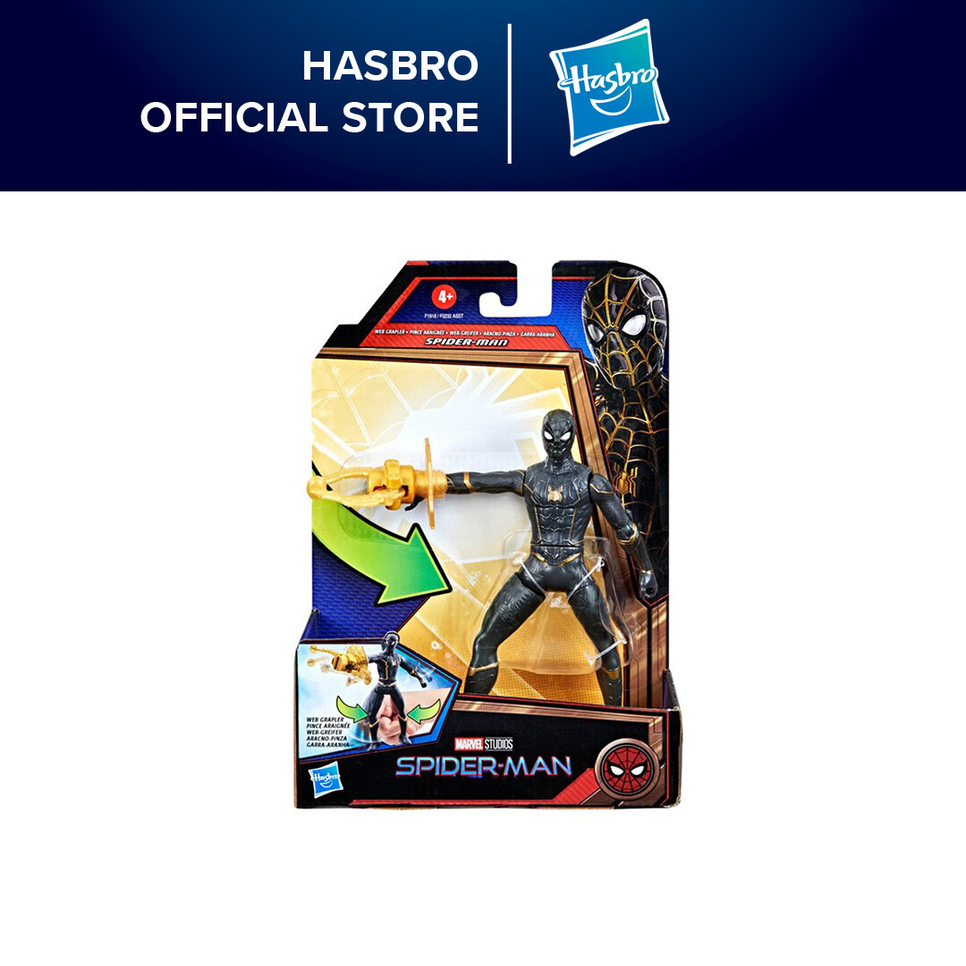 Marvel Spider-Man 6-Inch Deluxe Web Grappler Spider-Man Movie-Inspired ...