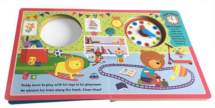 Tick-Tock Clock Board book English Activity Books for Kids สมุด ...