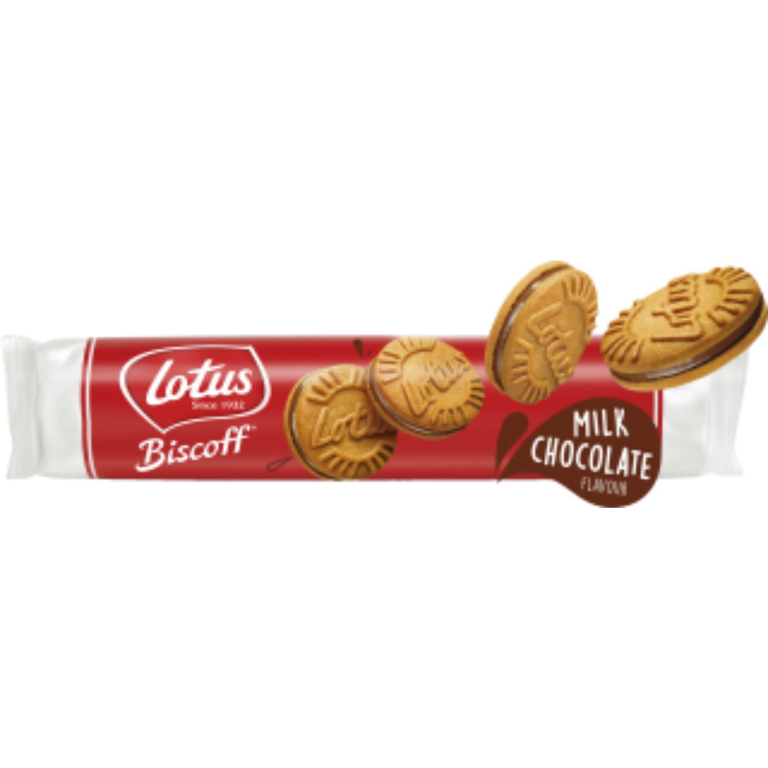 Lotus Biscoff Sandwich Vanilla/Chocolate/Biscoff Cream Flavour 150g ...