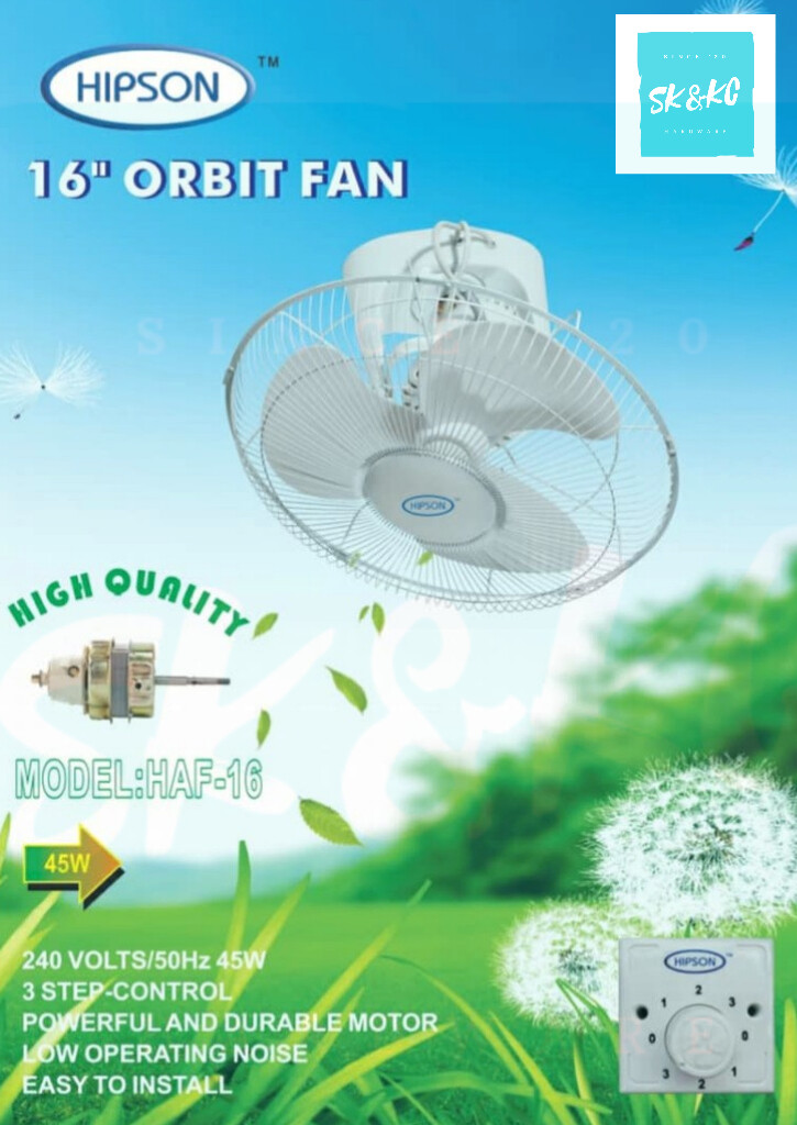HIPSON HAF-16 Orbit Fan/ Ceiling Auto Fan 16 inch | Lazada