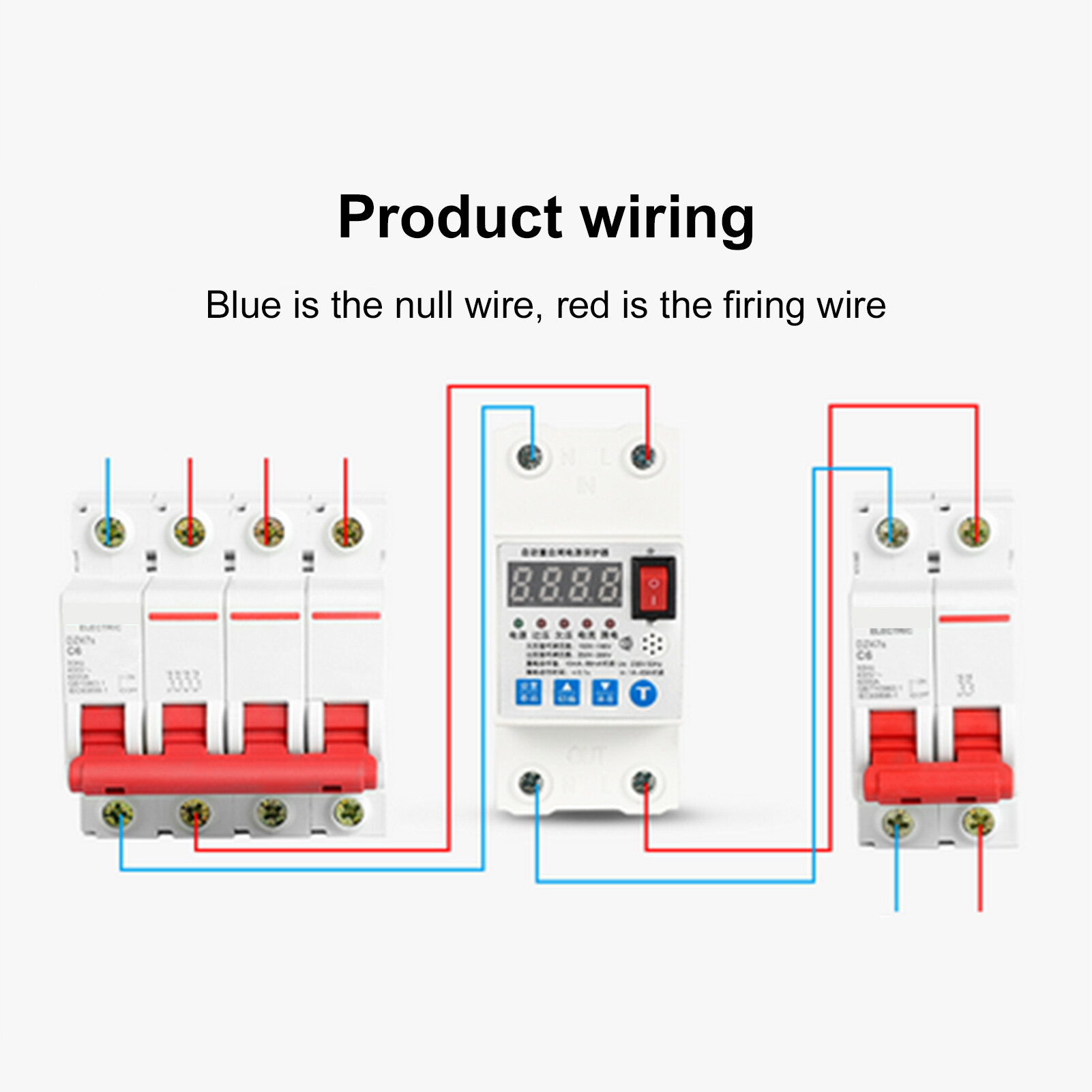 Under Voltage Protector Leakage Circuit Breaker 10mA-99mA Setting Range ...