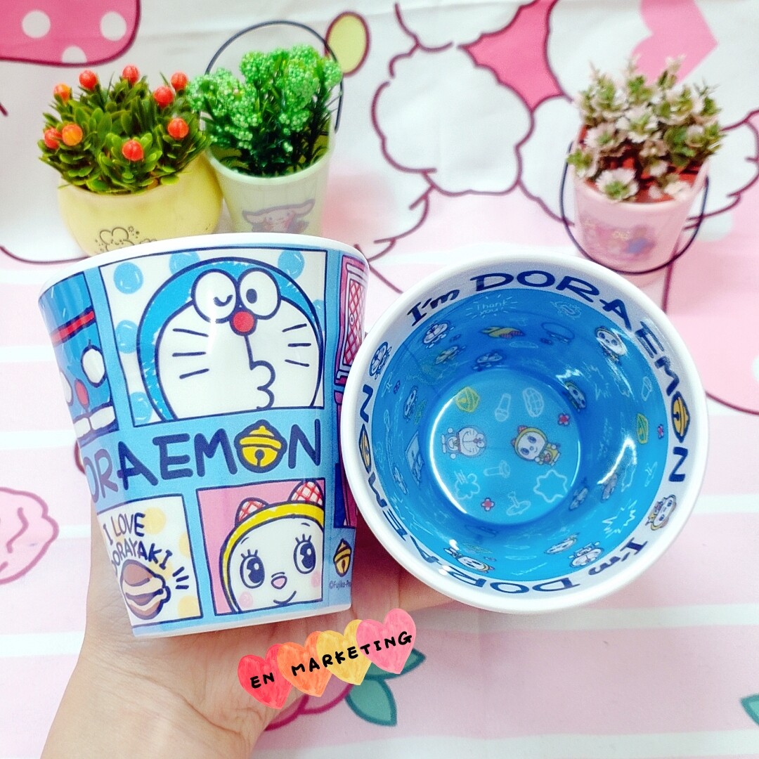 Doraemon Melamine Cup 叮当哆啦A梦密胺杯水杯 | Lazada