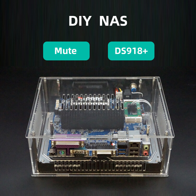 DIY Mute NAS J1900 DS918+ 7.2 Synology Xpenology CPU 4 CORE Dual Disc ...