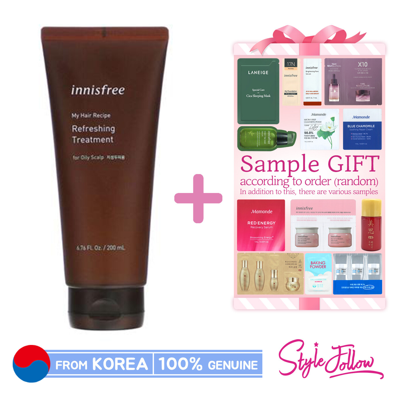 [INNISFREE] My Hair Recipe Treatment 200ml #Refreshing | Lazada PH