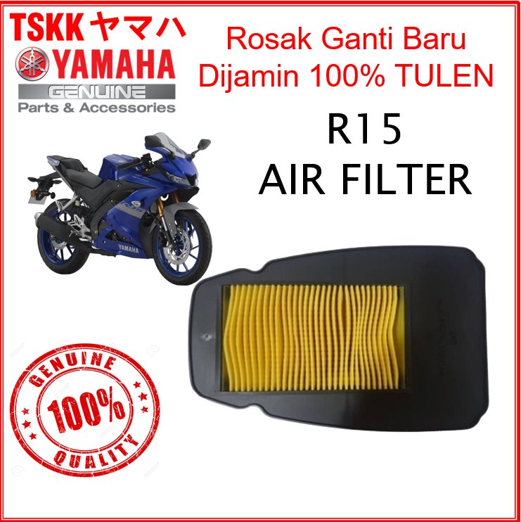 YAMAHA R15 MT15 Original Air Filter Air Element Cleaner BK6-E4450-00 ...