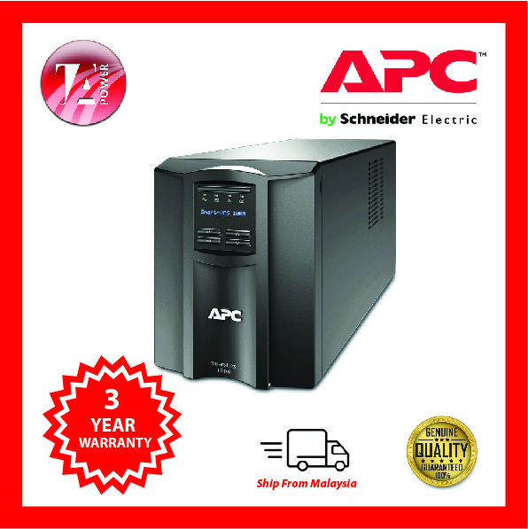 APC SMT1000IC Smart-UPS 1000VA LCD 230V Tower with SmartConnect ...