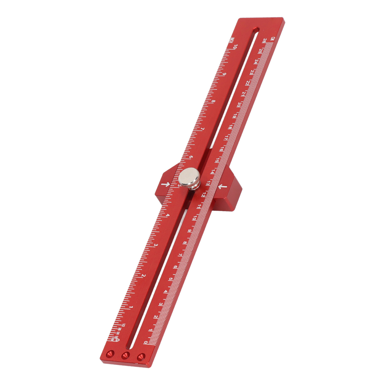 Track Marking Ruler, Metal Sliding Rule High Accuracy Multiple Pen Hole ...