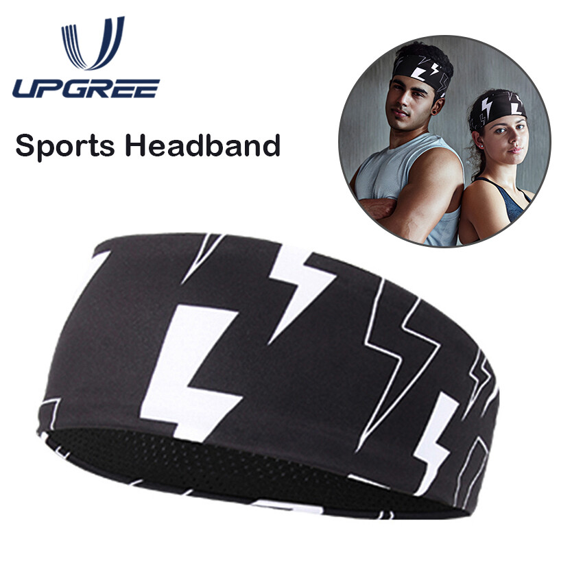 UPGree Sports Headband Sweatband Sports Yoga Hair Band Elastic Wicking ...