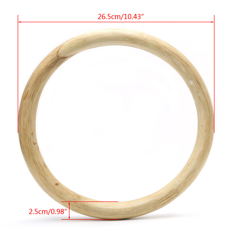 【Fast Shipping】Chinese Kung Fu Wing Chun Hoop Wood Rattan Ring Sticky ...