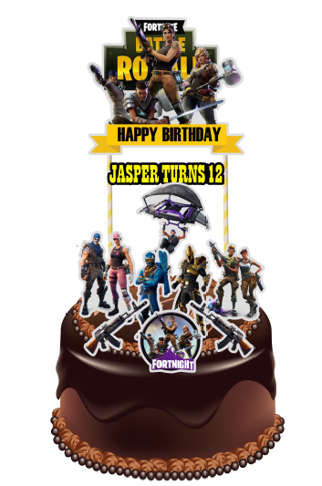 Fortnite Cake Topper | Lazada