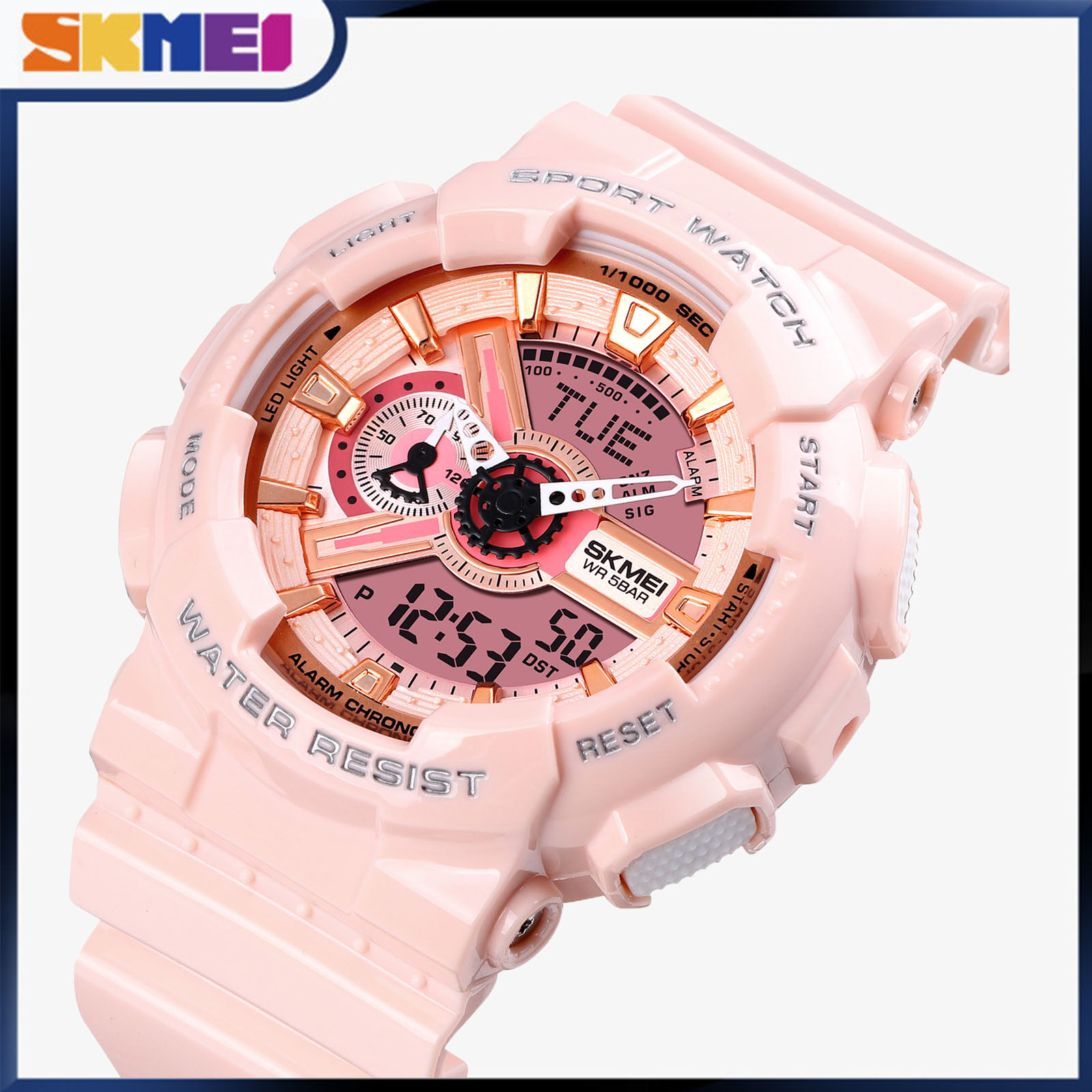 SKMEI Men Sport Watch Stainless Steel Waterproof Long Use Digital Watch ... SKMEI Men Sport Watch Stainless Steel Waterproof Long Use Digital Watch ...