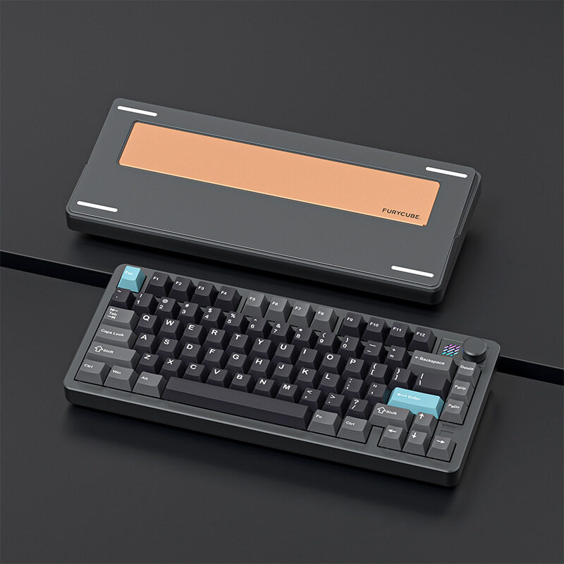 FURYCUBE F75 Wireless Three Mode Gasket Structure RGB Ultra Long ...