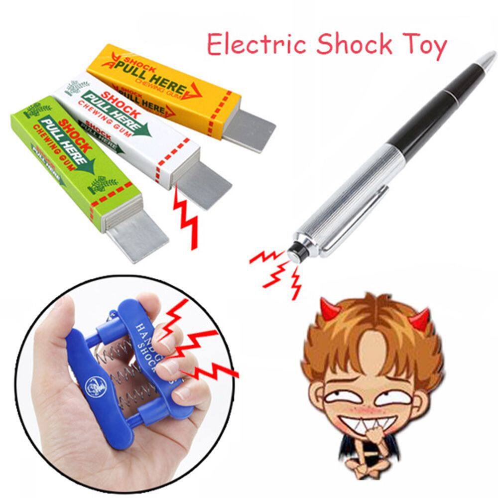 Funny Gripper Gum Novelty Electric Shock Toy Shocker Pen Prank Trick ...